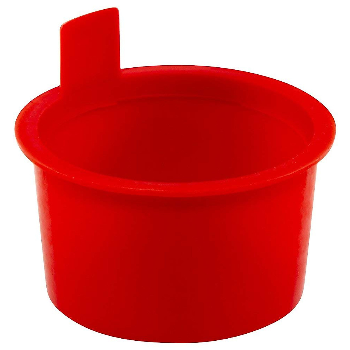 Caplugs 99191120 Plastic Lift Tab Tapered Plug. L-13, PE-LD, Cap OD 1.25" Plug ID 1.090", Red (Pack of 500)