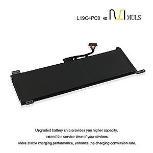 MULS 60Wh L19C4PC0 Laptop Battery Compatible with Lenovo Legion 5P-15IMH05 Legion 5-15IMH05 5-15ARH05 Series L19C4PC1 L19M4PC1 L19M4PC0 5B10W86194 5B10W86192 5B10W86195 5B10W86196 4010mAh