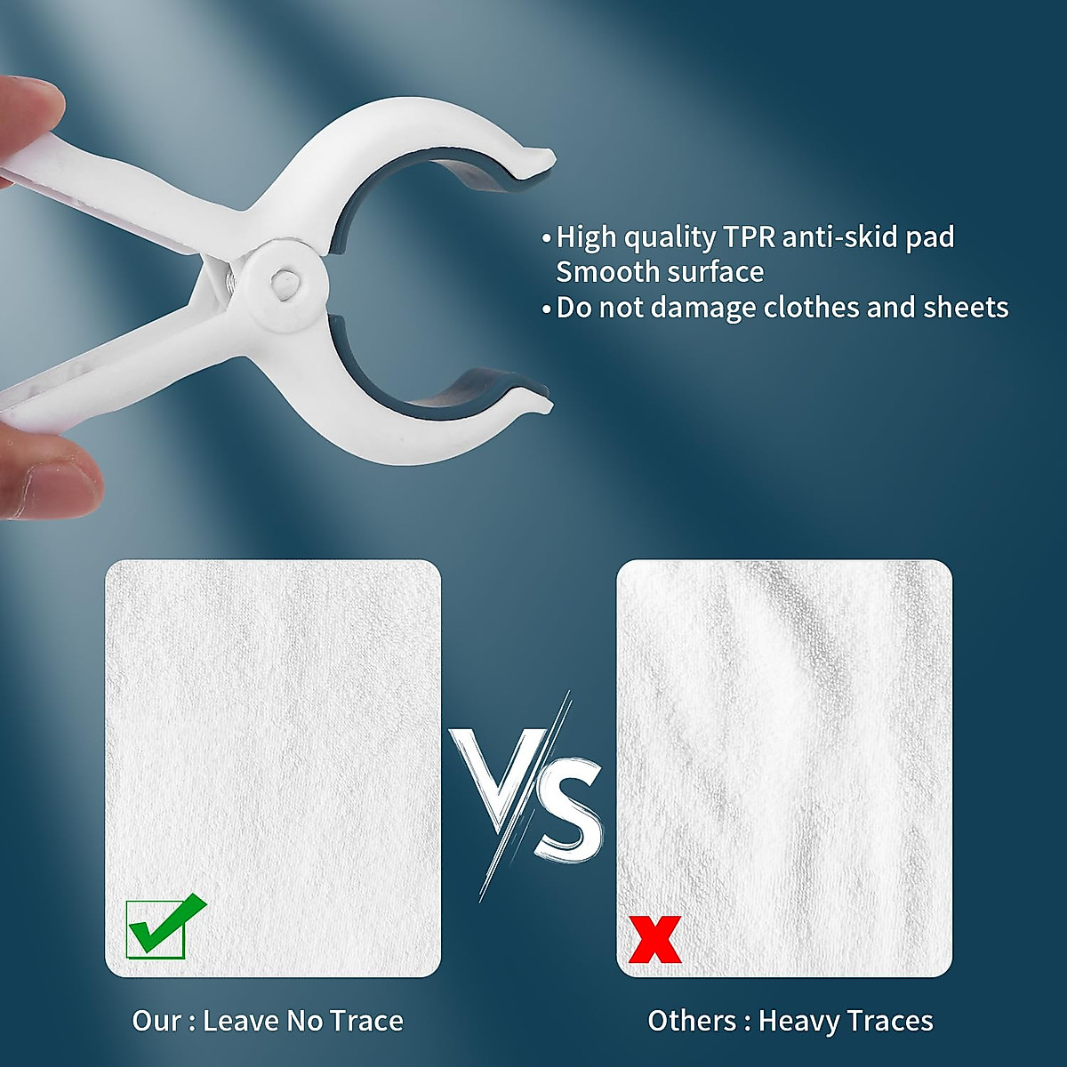 Towel Clips for Beach Chairs,Beach Towel Clips,Towel Clips for Chairs Large Diameter (8 Pack)