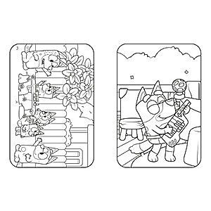 Bluey: Fun and Games: A Coloring Book