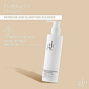 Glo Skin Beauty Purifying Gel Cleanser - Salicylic Acid Face Wash Targets Clogged Pores, Excess Oil & Breakouts - Gently Exfoliates and Minimizes the Appearance of Fine Lines