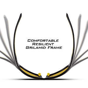 KastKing Polarized Night Vision Driving Glasses for Men Women,Full Wrap Design, Yellow Lens