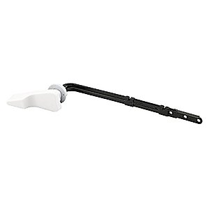 Prime-Line MP56500 Toilet Tank Lever, Adjustable, Plastic, White Handle, Fits Fluidmaster Sure-Fit (Single Pack)