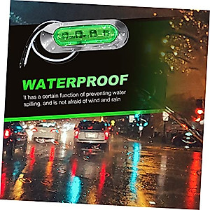 Milisten Lights 4pcs Boat Truck Light Directional Lamp Trailer Kit Signal Green Turn Signal Abs Warning Light Truck Side Light