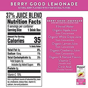 Honest Kids Organic Juice Drink Assorted Variety Pack, 6 Fl Oz, (40 Count)