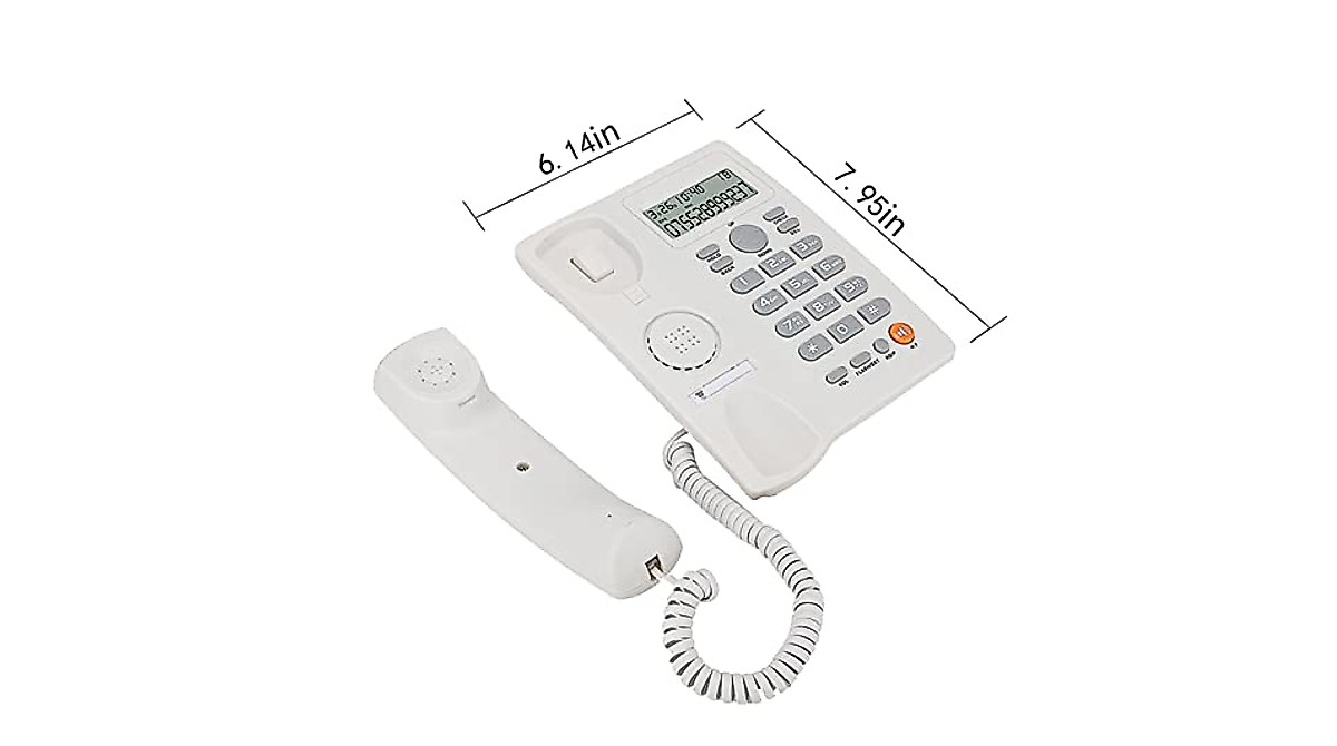 Corded Landline Phone with Big Buttons and Caller ID – Ideal for Home ...
