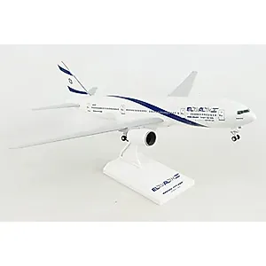 Daron Worldwide Trading SKR752 Skymarks El AL 777-200 1/200 W/Gear Model Kit