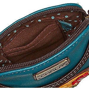 Chala Cellphone Crossbody Handbag Mermaid/Blue, 5 x 7.5 x 1