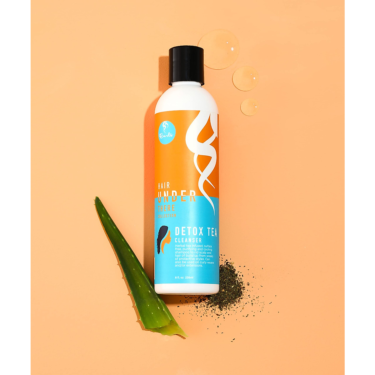 Curls Hair Under There, Detox Tea Shampoo 8 oz