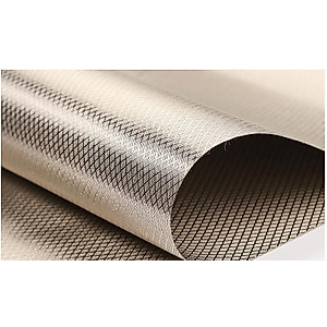 KEANVIK Faraday Fabric (43" W x 39" L), Military Grade EMP Protection from RFID & Emf Blocking Blanket for Signal Blocker, Radiation Protection Shielding Fabric Cloth for Home WiFi Jammer