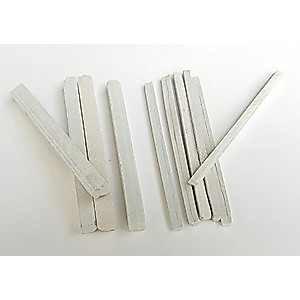 NA 27 Refills Flat Natural White Soapstone Mineral Thin Bulk Marker for Welders Textile Marking Tools, Each Perfect for Making Removable Markings on Steel Cast Iron Fabric