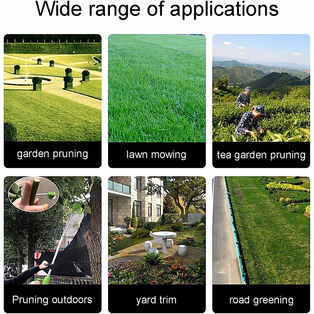 Handheld Cordless Lawn Mower, Adjustable Length Rechargeable Home Small Trimmer 24V Electric Handheld Garden Weeder