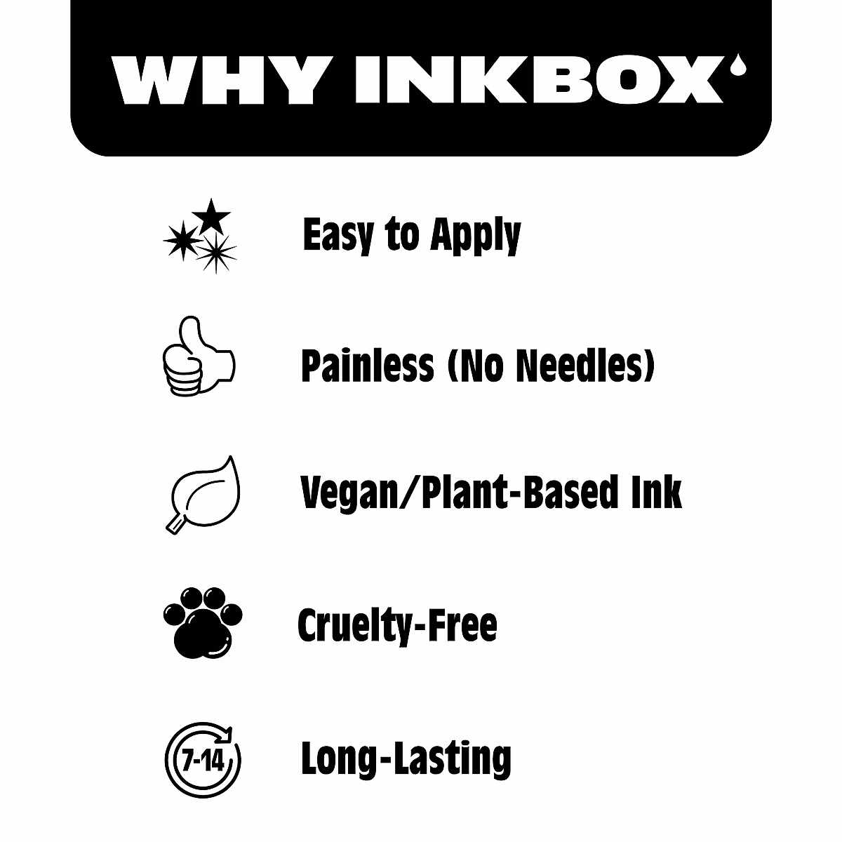 Inkbox Temporary Tattoos, Semi-Permanent Tattoo, One Premium Easy Long Lasting, Water-Resistant Temp Tattoo with For Now Ink - Lasts 1-2 Weeks, Love Tattoo, 1 x 1 in, Make Love