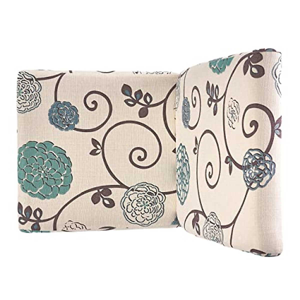 Christopher Knight Home Pertica Fabric Dining Chairs, 2-Pcs Set, Polyester White And Blue Floral