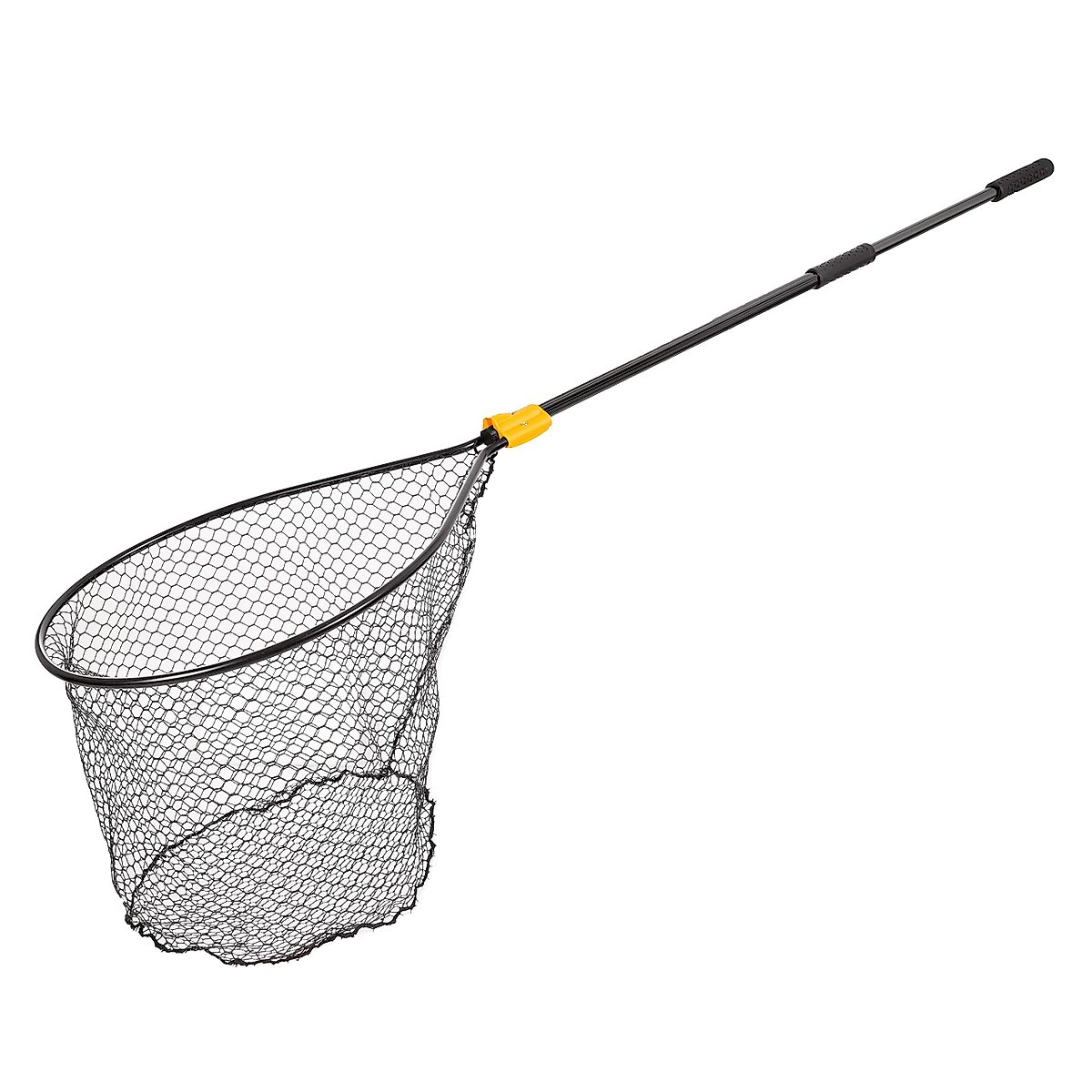 Frabill Conservation Telescoping Handle Net | Teardrop Hoop Size: 17" X 19" | Telescoping Handle: 35-60" | Netting: Tangle-Free Micromesh | Net Depth: 16"