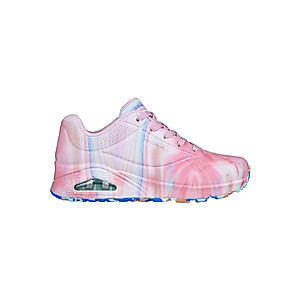 Skechers Women's UNO-Like Water Sneaker, Pink/Mulit, 8