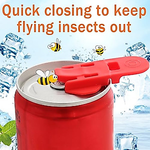 Easy Can Opener, 18 Pieces Color Manual Can Opener, Soda Can Opener, Beer Can Opener, Beverage Can Mouth Protector, Pop Can Opener for Pull Off Tab (Aluminum Cans)