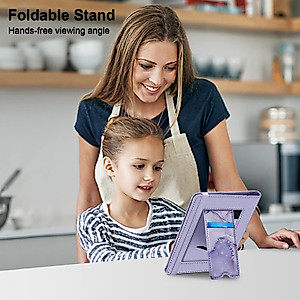Fintie Universal Case for 6-7 Inch Tablet eReader - Premium PU Leather Sleeve Stand Cover with Card Slot & Hand Strap for 6"- 7" Kindle/Kobo/Nook/Tolino/Pocket Book E-Book Tablet, Lilac Marble