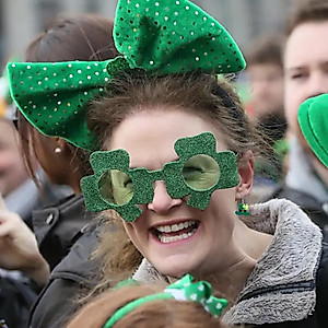 St Patrick's Day Earrings for Women Girls,Shamrock Dangle Earrings Green Clover Hat Drop Earrings Good Luck Hat earrings st. patricks day accessories Jewelry Gift (F)