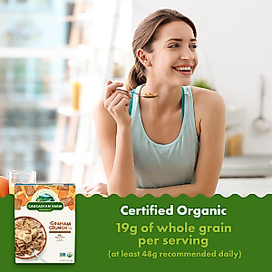 Cascadian Farm Organic Graham Crunch Cereal, 9.6 oz.