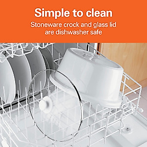 Hamilton Beach 4-Quart Slow Cooker with Dishwasher-Safe Stoneware Crock & Lid, Stainless Steel (33140V)