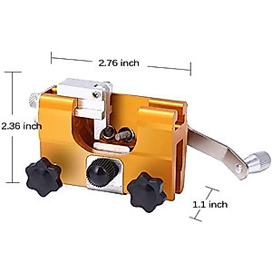 WEIKUELE Chainsaw Chain Sharpening Jig,Chain Saw Blade Sharpener Kit,Hand Crank Chainsaw Blade Sharpener?Chainsaw Sharpening Kit Suitable for All Kinds of Chain Saws (Large)