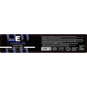Elegance Vitamin Gel, 16.9 Oz, Infused with Vitamin Pro-VB-5, Strong Hold Gel, Maximum Hair Protection and Natural Long Lasting Shine