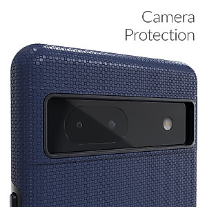Crave Dual Guard for Google Pixel 7a Case, Shockproof Protection Dual Layer Case for Google Pixel 7a - Navy