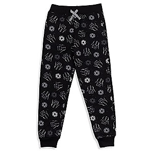 STAR WARS Darth Vader Little Boys Fleece 2 Pack Jogger Pants Black/Grey 6