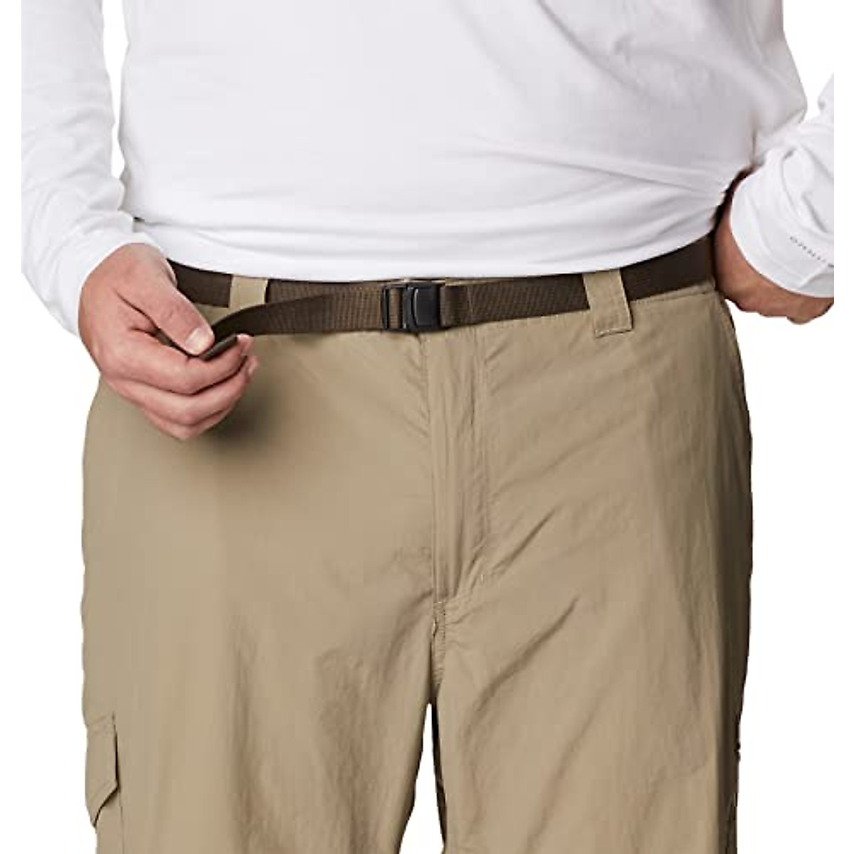 Columbia Men's Silver Ridge Cargo Pant, Tusk, 30W x 30L