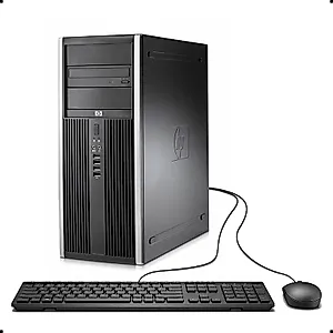 HP Elite 8200 Tower Business Desktop Computer PC, Intel Quad Core i7-2600 up to 3.8GHz, 16G DDR3, 1T, DVDRW, WiFi, BT, DP, VGA, Windows 10 Pro 64 Bit Language Supports English/Spanish/French(Renewed)