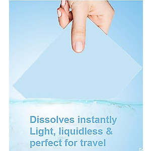 Enyur Laundry Detergent Sheets, Fresh Scent, Concentrated, travel laundry sheets, Travel Laundry Soap High Capacity Packet(132 Loads/2 packs)