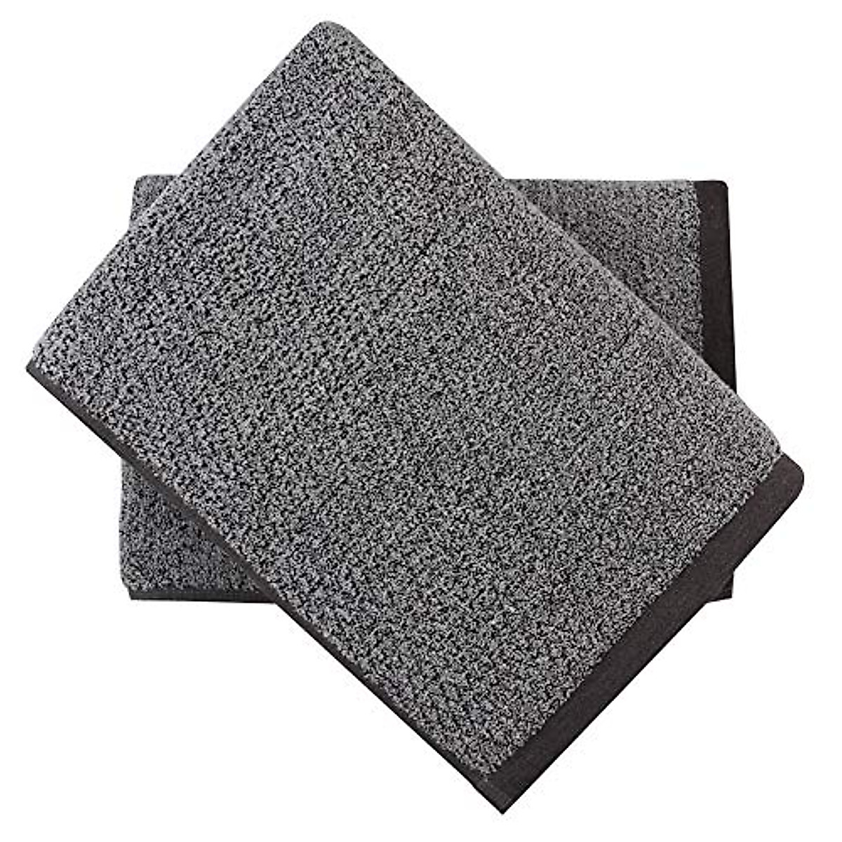 Everplush Diamond Jacquard Bath Towel Set, 2 Pack, Gray