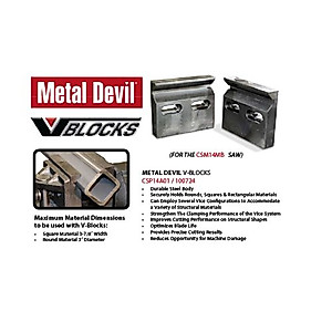 Morse Metal Devil CSP14AO1, V-blocks, vise accessory, 1 set