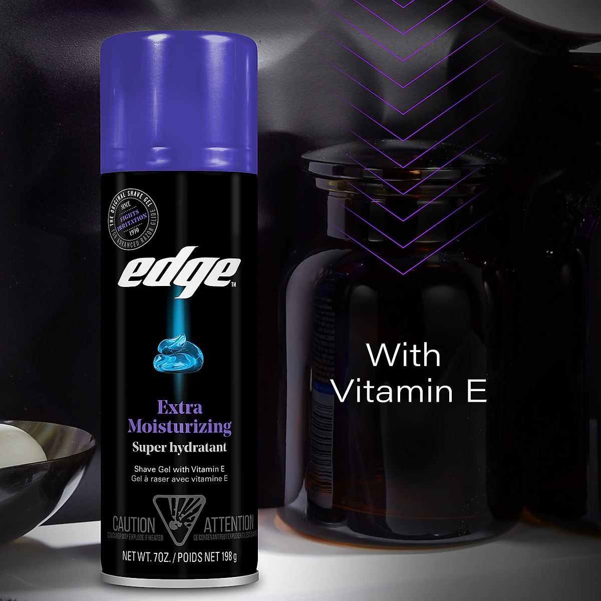 Edge Shave Gel for Men Extra Moisturizing Twin Pack - 7 Ounce