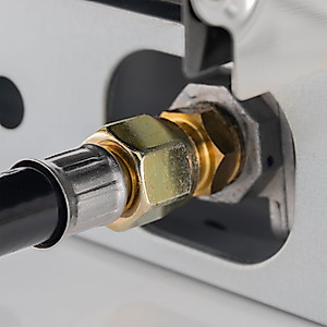 RecPro RV Built In Gas Cooktop | 2 Burner or 3 Burner | RV Cooktop Stove | 6,500 and 8,000 BTU Burners | Cover Included (Black, 3-Burner)