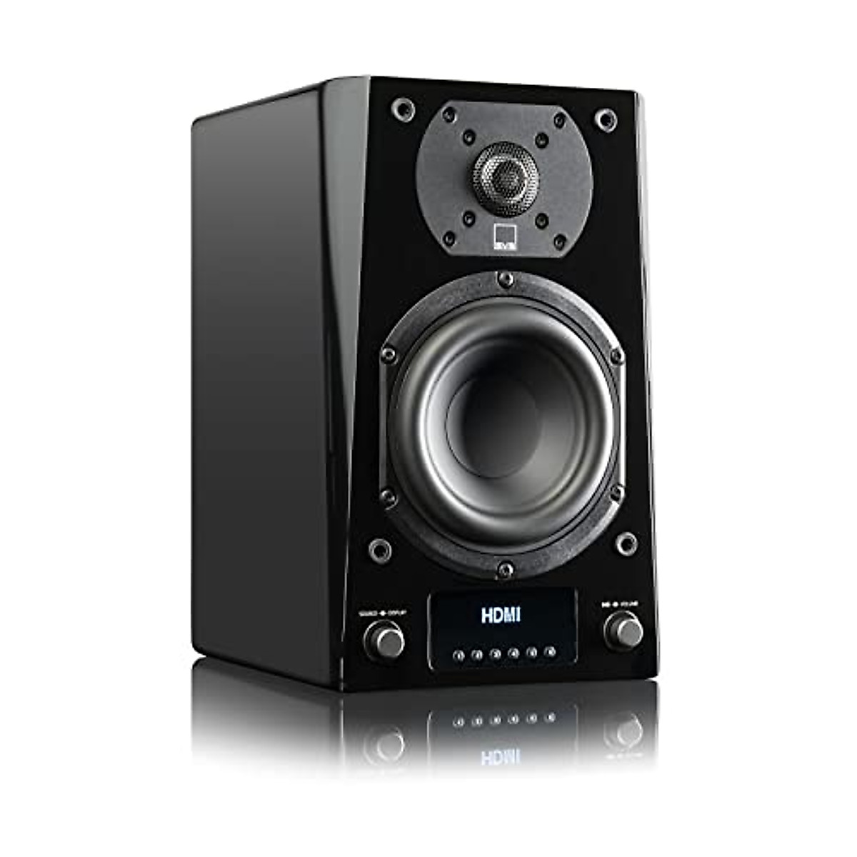 SVS Prime Wireless Pro Powered Speaker System with Chromecast and Airplay 2 - Pair (Piano Gloss)