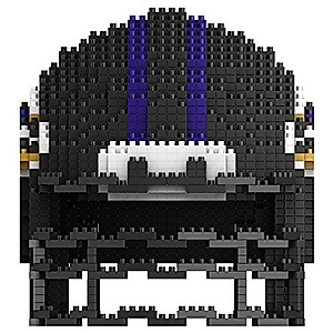 FOCO Baltimore Ravens NFL 3D BRXLZ Construction Toy Blocks Set - Helmet, 1378 pieces