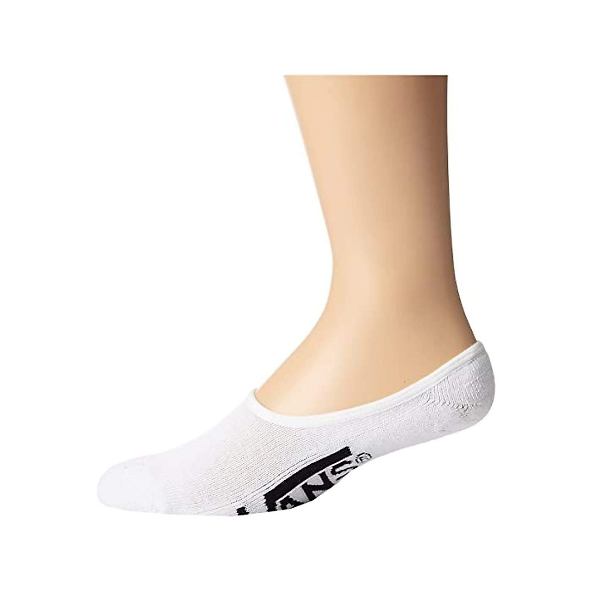 Vans Men's No-Show Socks - 3 Pack - White/Black/Grey - Men's Shoe Size 9.5-13