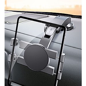 eSamcore Dashboard Tablet Holder for Car Suction Cup Car Mount with Large Clamp for All 6"-11" Apple iPad Samsung Galaxy Tab Tablet
