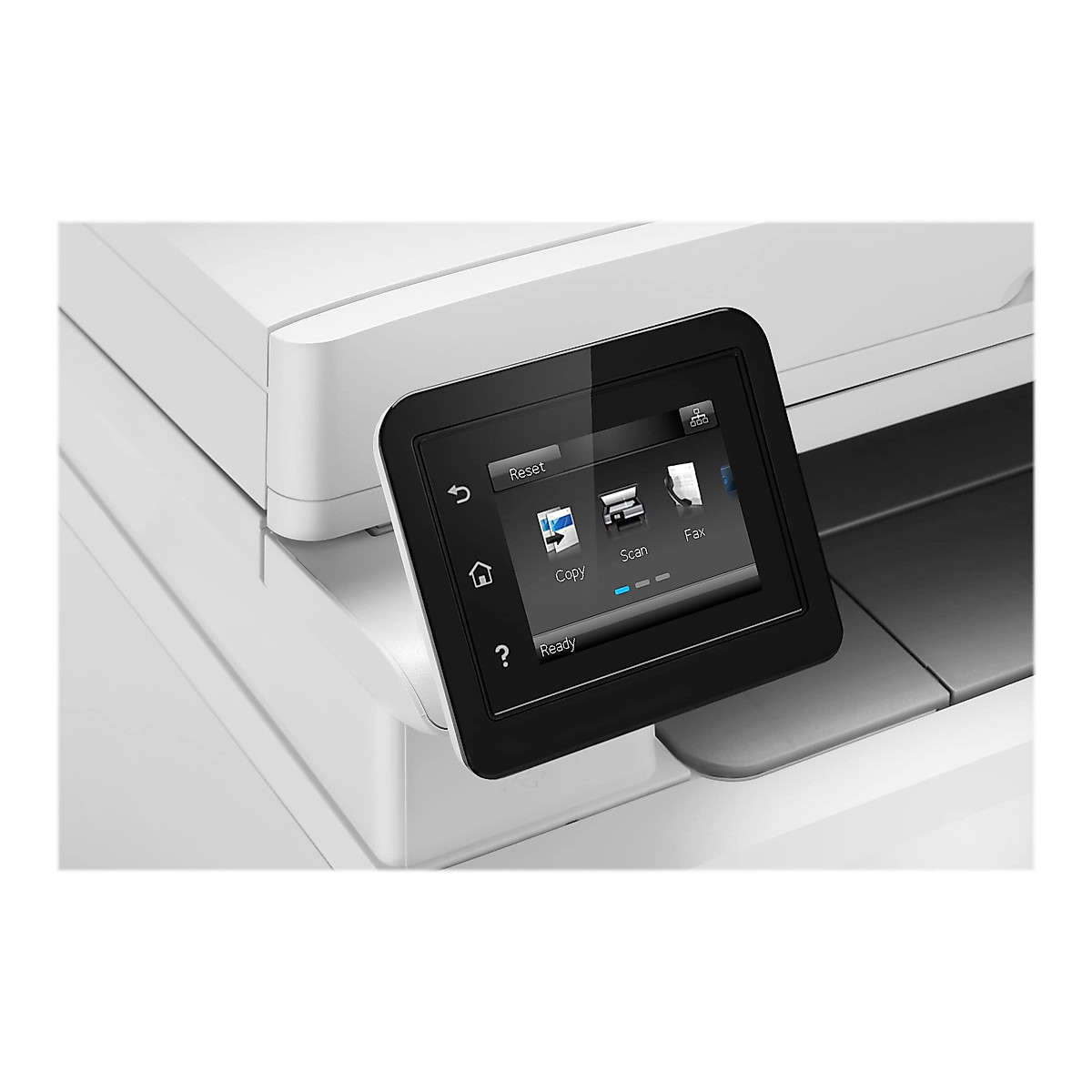 HP Color Laserjet Pro M283cdwA Wireless All-in-One Laser Printer, Print Scan Copy Fax, Auto 2-Sided Printing, Remote Mobile Print, 22ppm, 260-Sheet, 256MB, White - Bundle with JAWFOAL Printer Cable