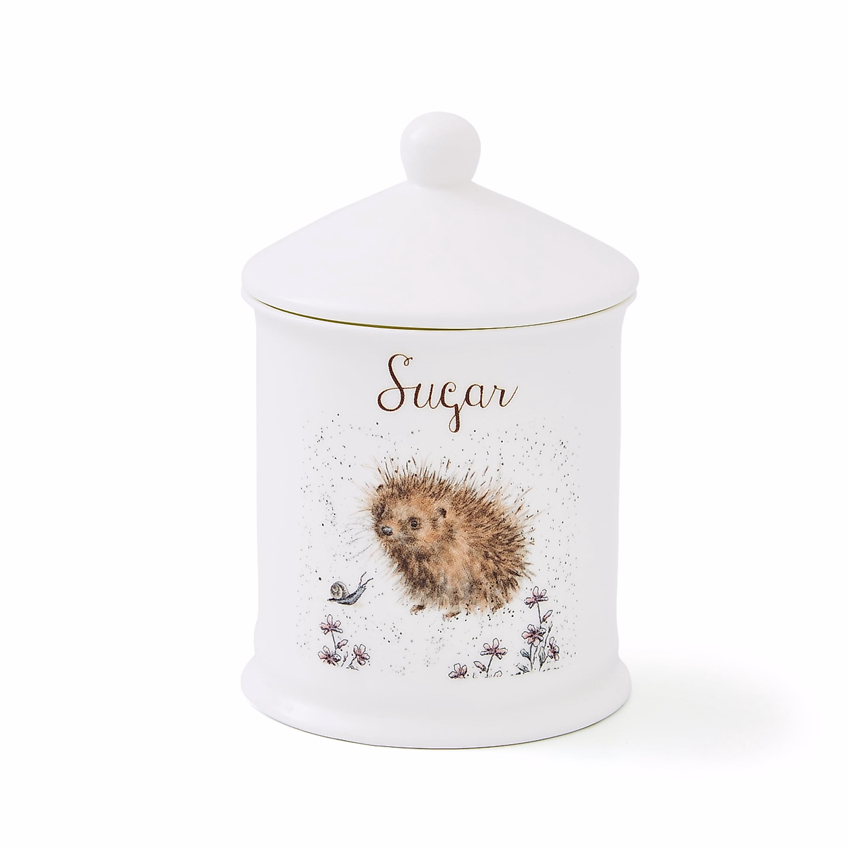 Royal Worcester Wrendale Designs Hedgehog Sugar Canister 14.5cm