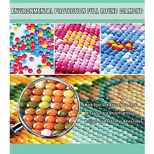 Halloween Diamond Painting Kits for Adults - 5D Diamond Art Kits for Adults Kids Beginner, DIY Full Drill Diamond Dots Paintings with Diamonds Gem Art and Crafts for Home Wall Decor - 13.8X21.7inch