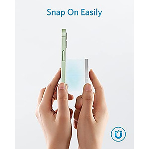 Anker Magnetic Wireless Charging Pad with Sleek Design, PowerWave Select+ Magnetic Pad, 5 ft Built-in Charging Cable, 7.5W Only Compatible with iPhone 12 (No AC Adapter)