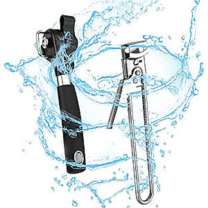 Safe Cut Can Opener Handheld Smooth Edge Manual and Master Opener Adjustable Stainless Jar Bottle Opener Manual Kitchen Accessories