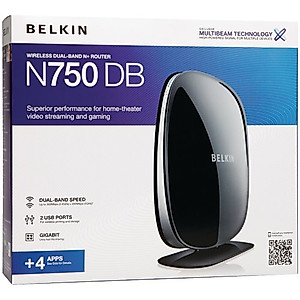 Belkin N750 DB Wi-Fi Dual-Band N+ Gigabit Router (F9K1103)