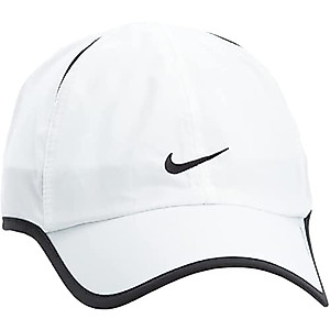 Nike Aerobill Featherlight Dri-Fit White Unisex Running Tennis Cap CI2662-100