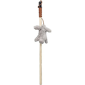 Ethical Pets Bulk Buy (3-Pack) Skinneeez Forest Friends Wand for Cats 12 inch Rabbit, Duck Or Chipmunk 2727