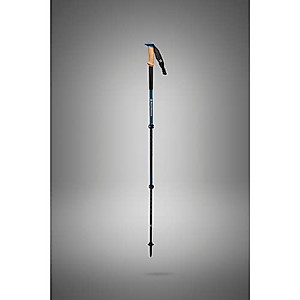 Black Diamond Alpine Carbon Cork Whippet-Ready Trek Poles, Astral Blue