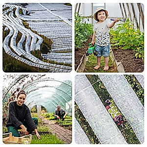 Alpurple Insect Bird Barrier Netting Mesh- 20 x 10 Feet Garden Bug Netting Plant Cover for Protect Plant Fruits Flower from Insect Bird Eating